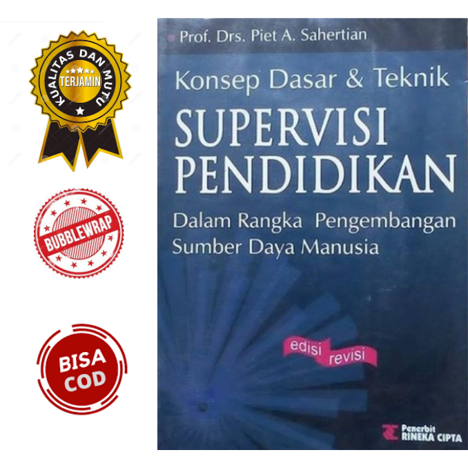 Jual Buku Konsep Dasar Dan Teknik Supervisi Pendidikan Edisi Revisi ...