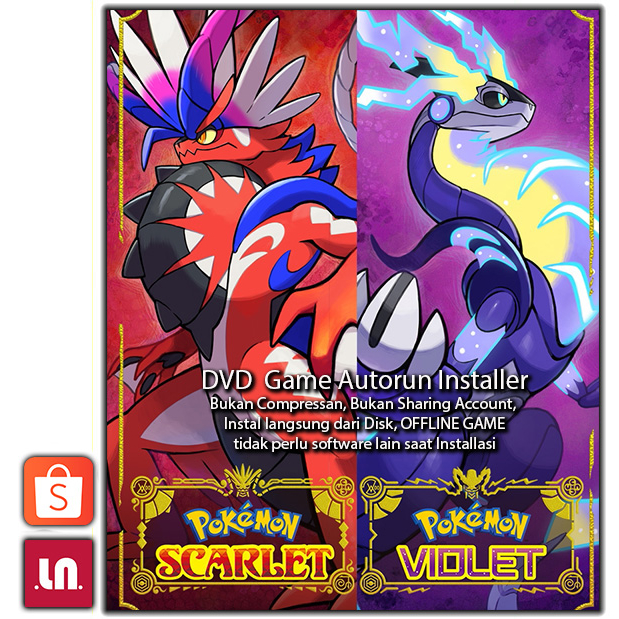 Jual Pokemon Scarlet and Violet - PC DVD Game | Shopee Indonesia