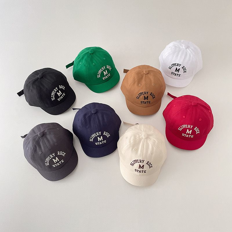 Jual Topi Baseball anak laki-laki motif tulisan M bordir keren untuk ...