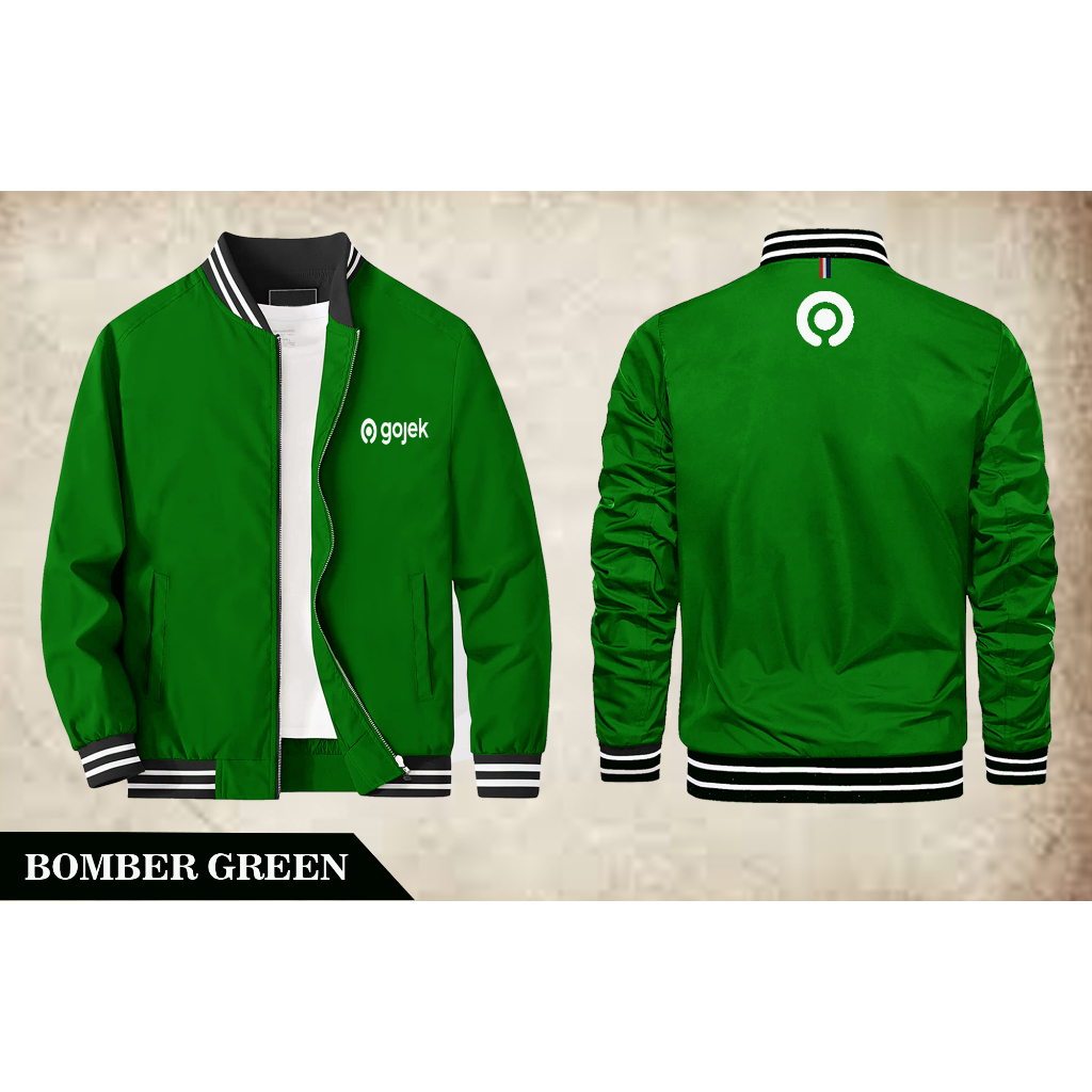 Jual Jaket Bomber Slimfit Gojek Terbaru /Jaket Go jek Terbaru 2023 ...
