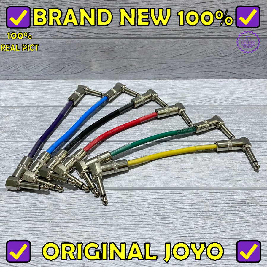 Jual Kabel Jumper Efek Gitar Jack 6.35mm 13cm JOYO CM-11 Low Noise Cable | Shopee Indonesia