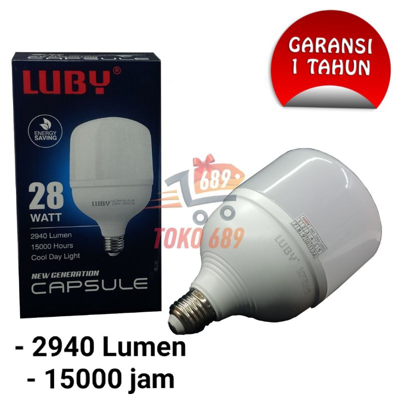 Jual Lampu LED Capsule 28 Watt Luby | Shopee Indonesia