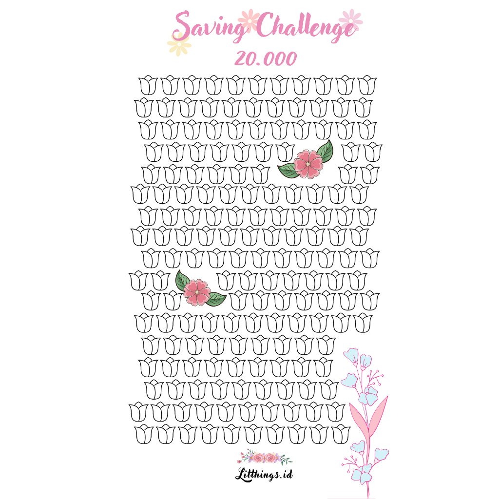 Jual Isi Binder A6 Kertas Menabung | Saving Challenge | Loose Leaf | Shopee Indonesia