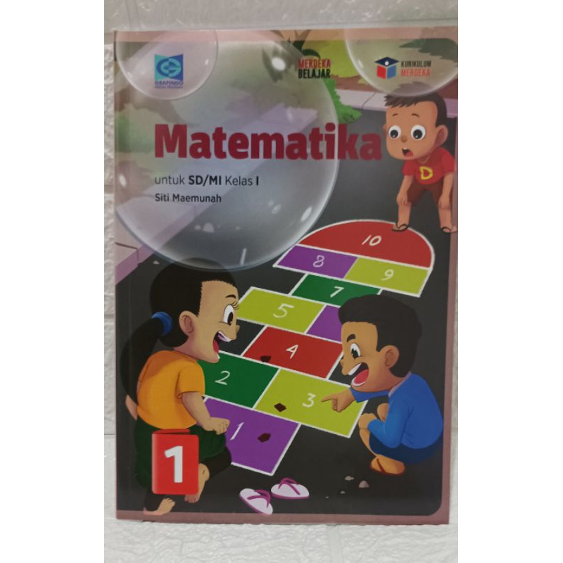 Jual Grafindo Matematika SD MI Kelas 1 I Kurikulum Merdeka | Shopee Indonesia