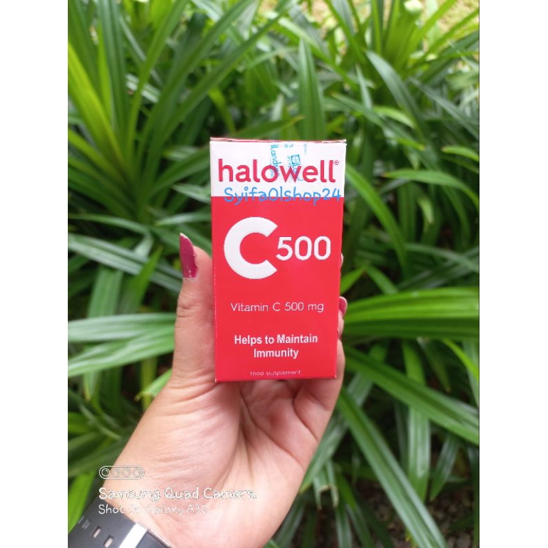 Jual Halowell Vitamin C 500 mg Isi 30 Tablet | Shopee Indonesia
