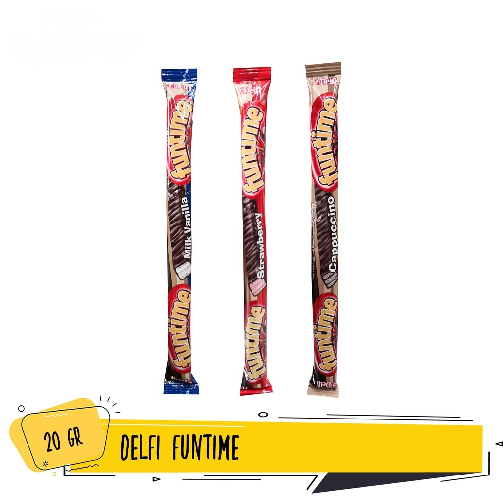 Jual Delfi Funtime Long Stick Wafer 20g | Shopee Indonesia