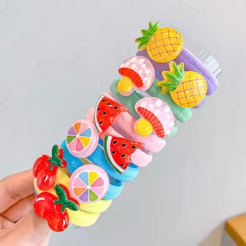 Jual (ISI 10 PCS) KUCIR RAMBUT ANAK GAYA KOREA MOTIF DAN MODEL LUCU ...