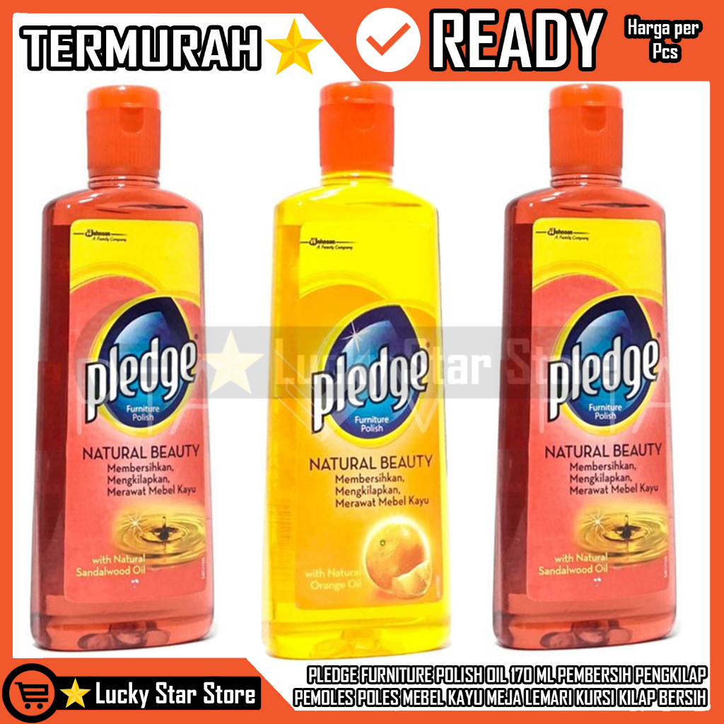 Jual PLEDGE FURNITURE POLISH OIL 170 ML PEMBERSIH PENGKILAP POLES MEBEL ...