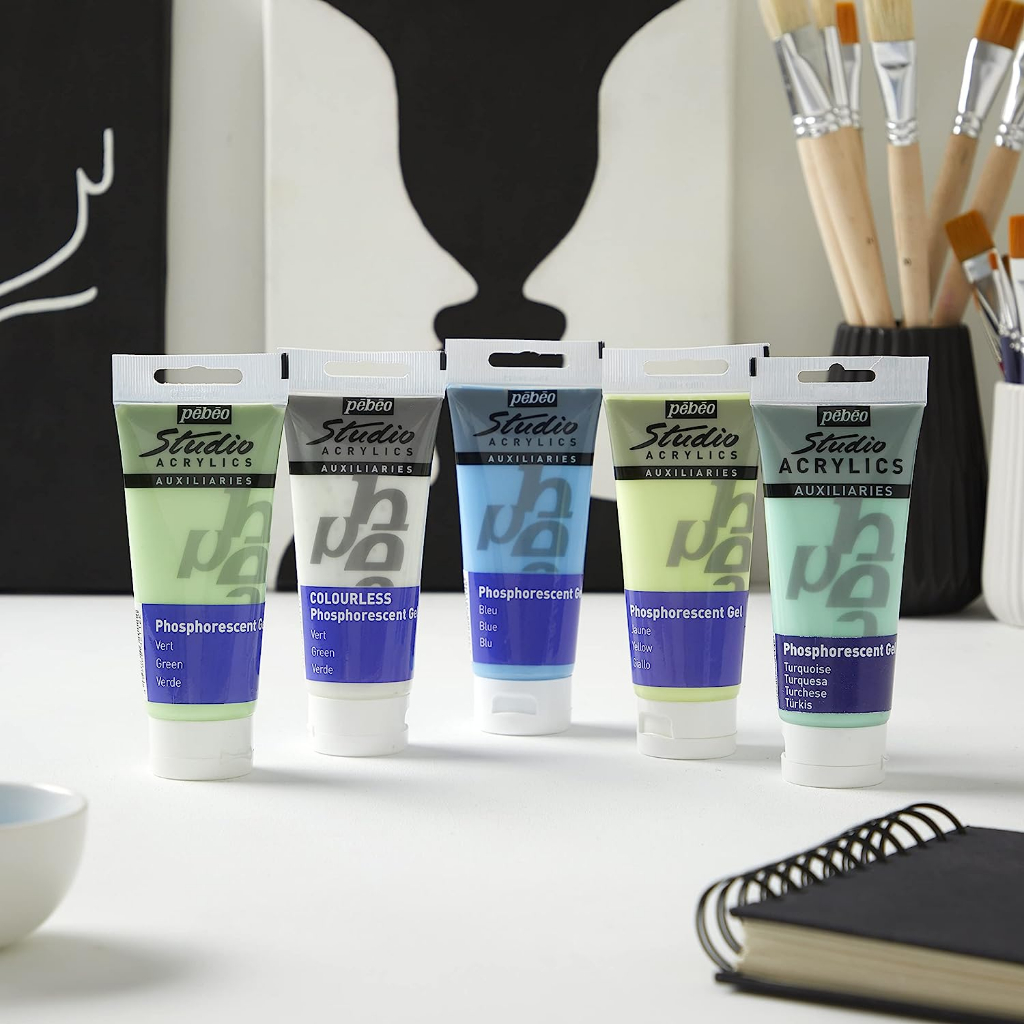 Jual Cat Akrilik Fosfor Gel Medium Pebeo Studio Acrylic Phosphorescent ...