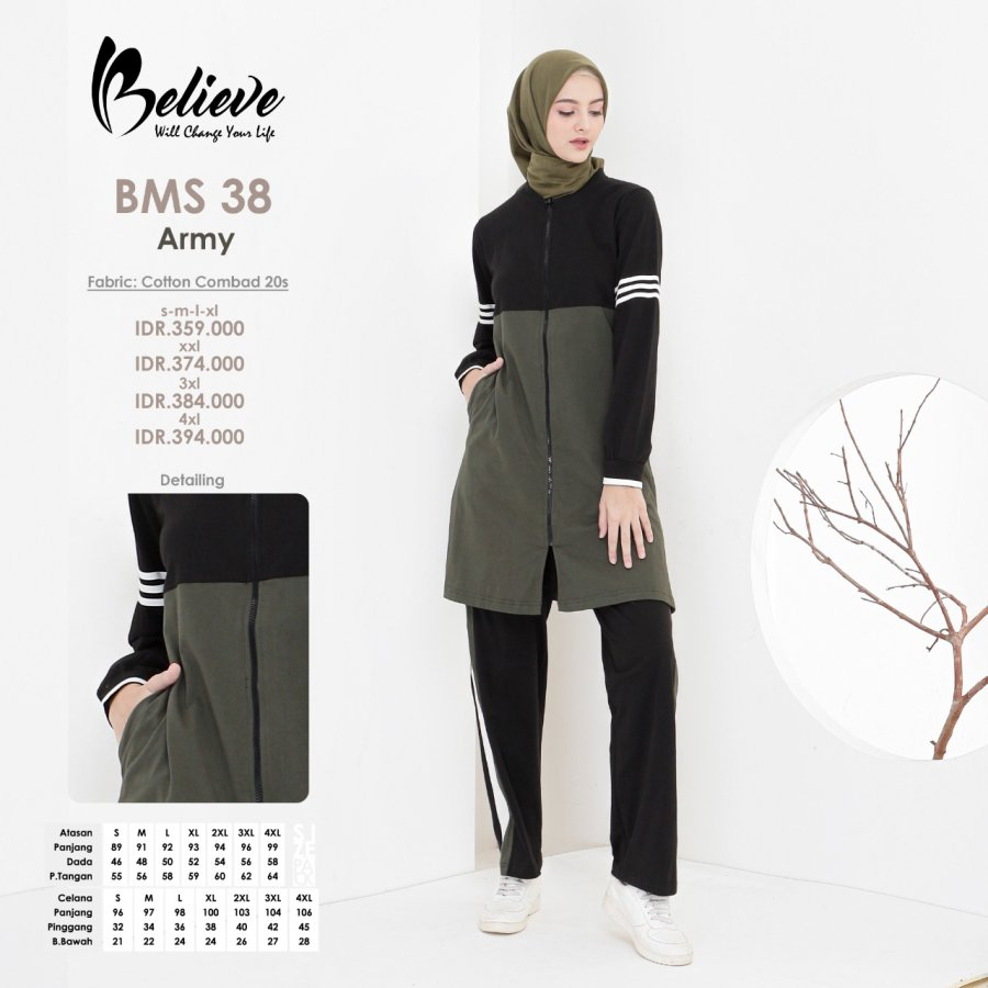 Jual Baju Setelan Set Seragam OLahraga Senam Wanita Muslim Muslimah Hijab Syari Dewasa Guru 17an ...