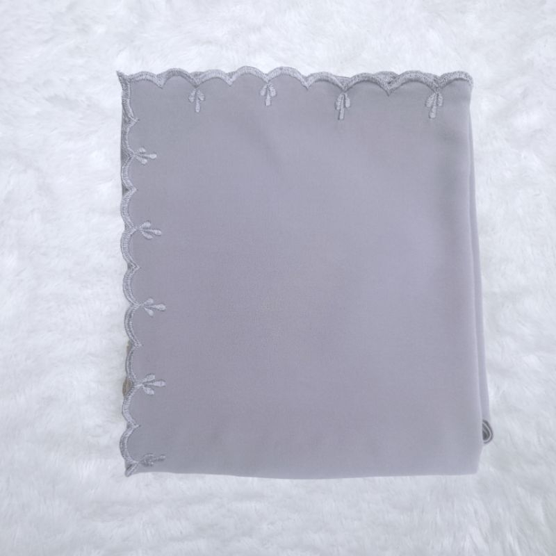 Jual Hijab Pashmina bordir 180 x 75 ceruty babydoll | Shopee Indonesia