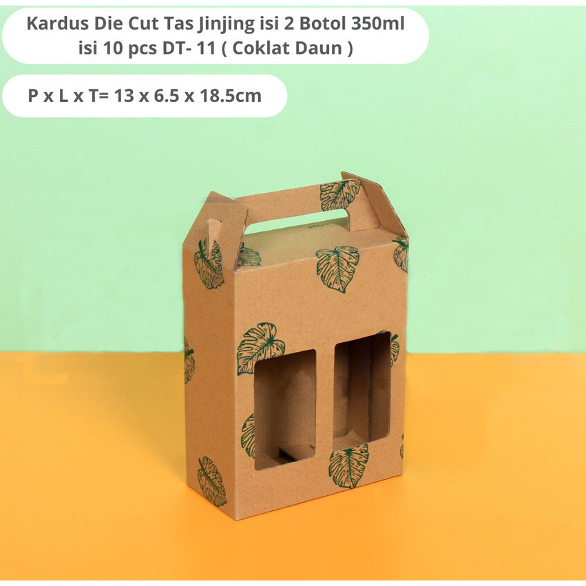 Jual (10 Pcs) Dus Kemasan Botol Minuman 350ml Isi 3 Box Kardus Botol ...