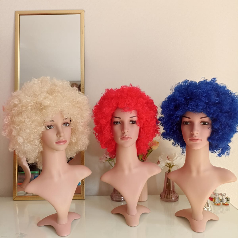 Jual Party Warna Warni Kribo/ Wig Badut/ Wig Cosplay (Kribo 2) | Shopee ...
