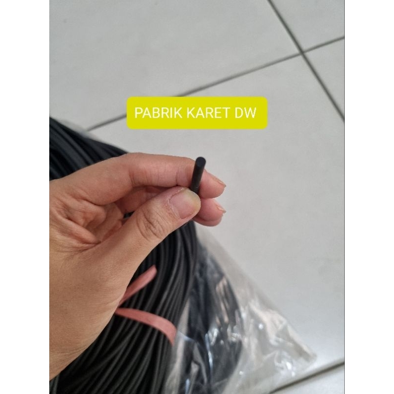 Jual Oring cord 3mm O ring 3 mili O seal meteran 3 mm Rubber cord ...