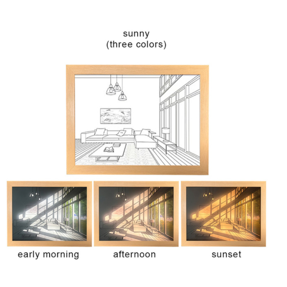 Jual Nomaid.id - Light Painting Lukisan Lampu Meja Dekoratif Lukisan ...