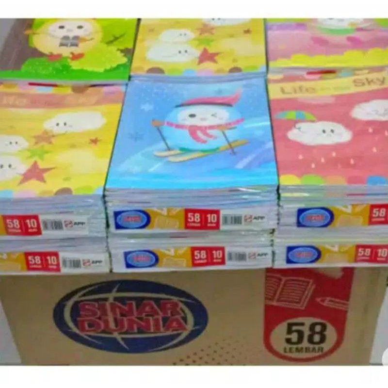 Jual buku tulis isi 58 lembar sidu | Shopee Indonesia