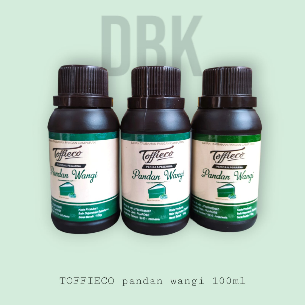 Jual Toffieco Pandan Wangi 100gr Pasta Pand Wangi Tofieco tofico | Shopee Indonesia