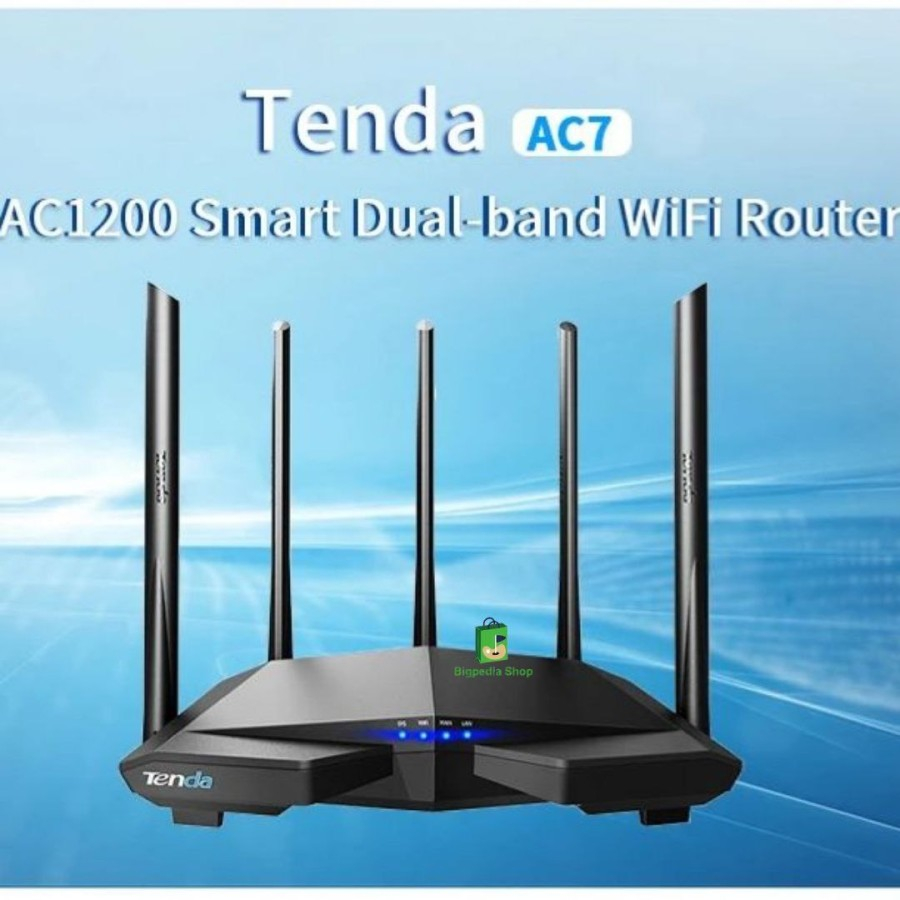 Jual Tenda AC7 1200mbps Network Extender wifi router 2.4Ghz/5.0Ghz 5 ...
