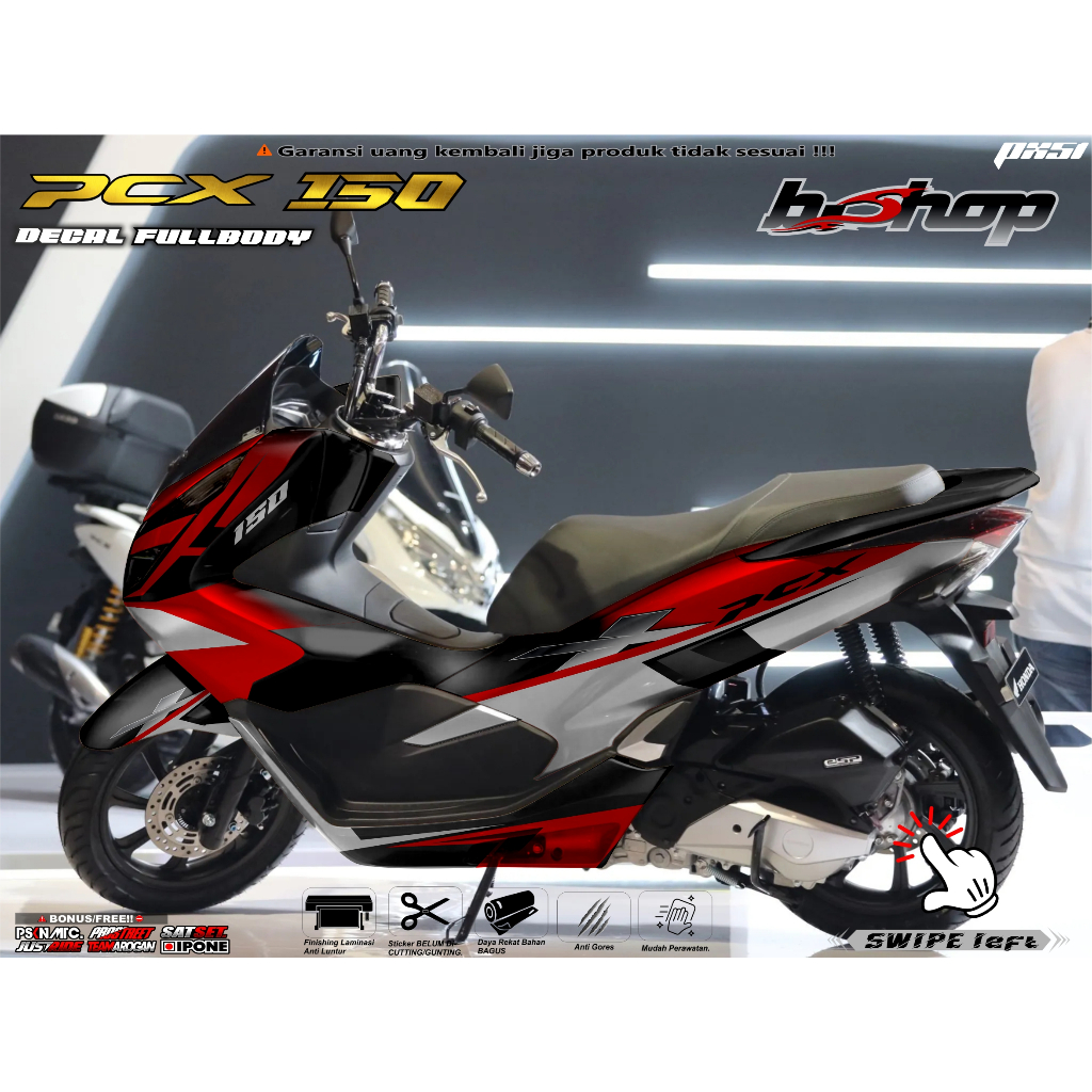Jual ecal sticker Honda pcx 150 - 160 fullbody new motif variasi ...