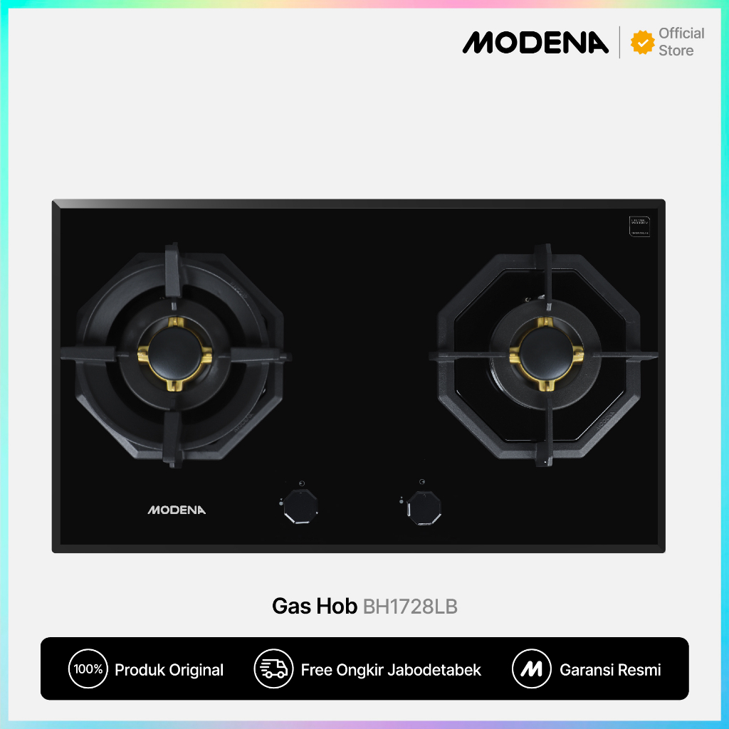 Jual MODENA Built-in Gas Hob - BH 1728 LB | Shopee Indonesia