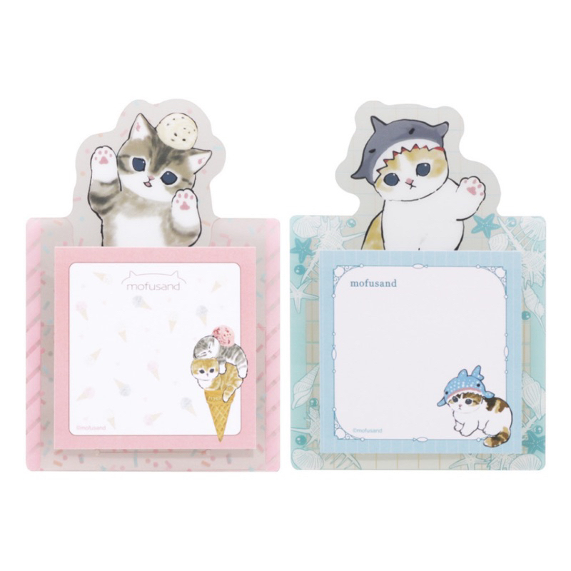 Jual Standing Sticky Note Mofusand Cat Neko Ice Cream Sea Animals ...