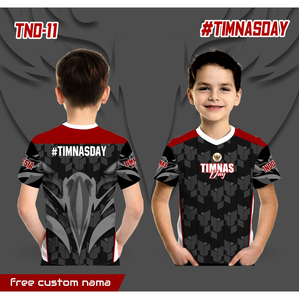 Jual Jersey fans bola indonesia anak baju timnas day kaos #timnasday ...