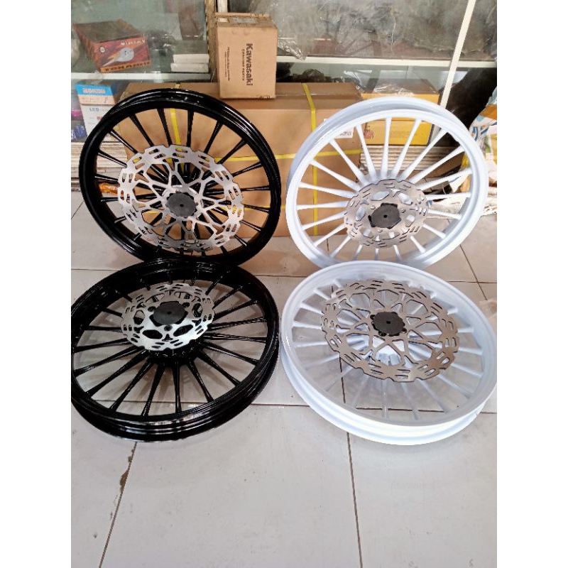 Jual velg racing satria Fu 150 palang 20 axio bonus piringan depan ...