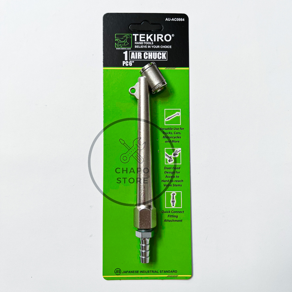 Jual Tekiro alat pengisi angin ban motor mobil 6" inch air chuck ...