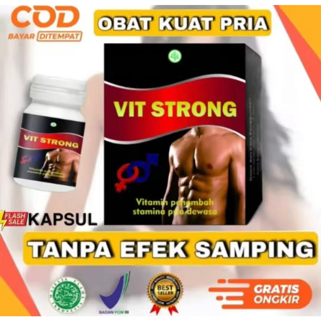 Jual New Produk Vit Strong Penambah Stamina Obat Kuat Pria Kuat Ber jam-jam Dijamin Ampuh ...