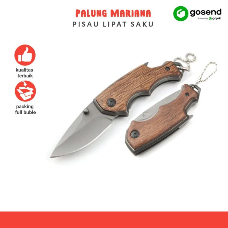 Jual pisau lipat mini / pisau saku / pisu dapur outdoor / pisau camping ...