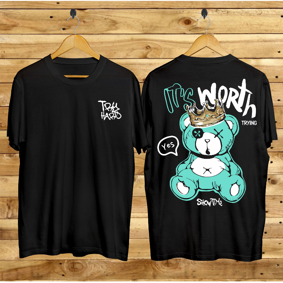 Jual Baju Kaos T-shirt Distro Terbaru / Kaos Bear King Hitam / Kaos ... Jual Baju Kaos T-shirt Distro Terbaru / Kaos Bear King Hitam / Kaos ...