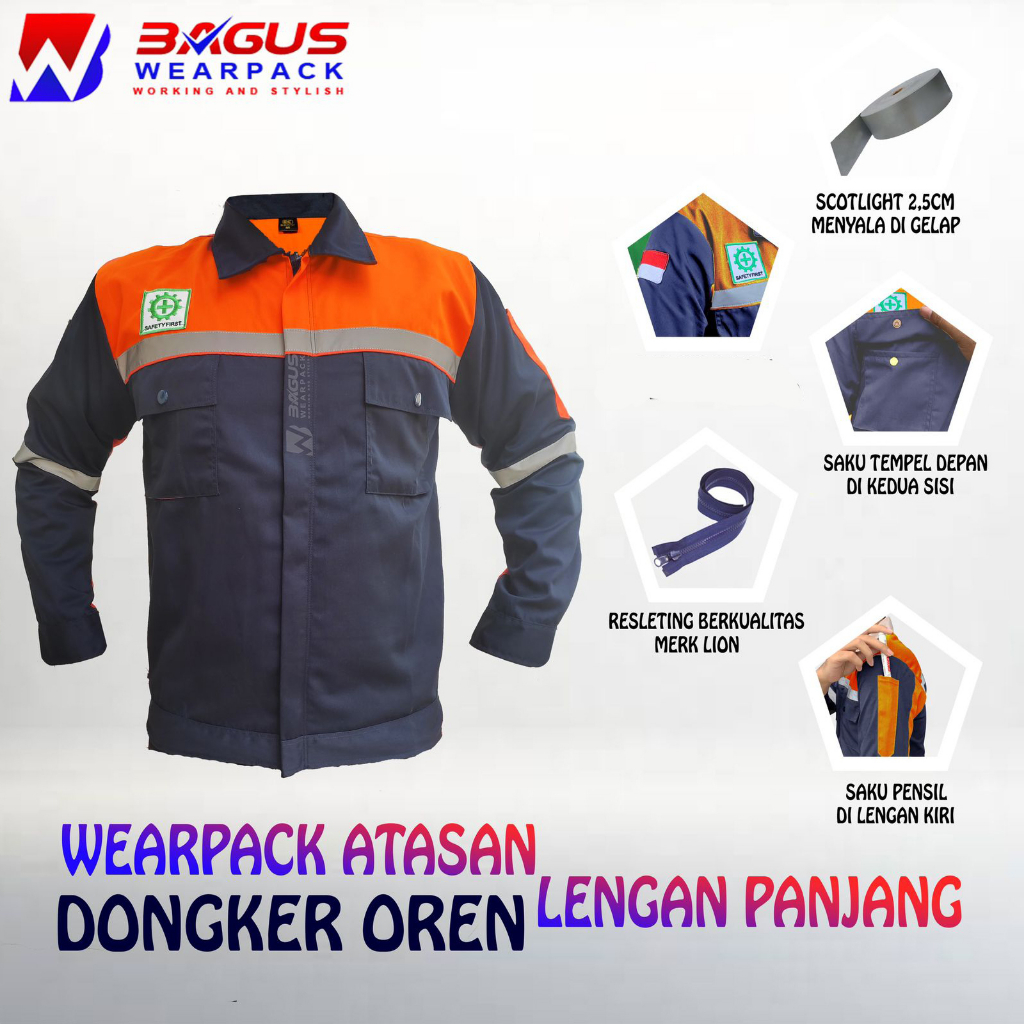 Jual WEARPACK SAFETY / KEMEJA SAFETY / BAJU SAFETY LENGAN PANJANG ... Jual WEARPACK SAFETY / KEMEJA SAFETY / BAJU SAFETY LENGAN PANJANG ...