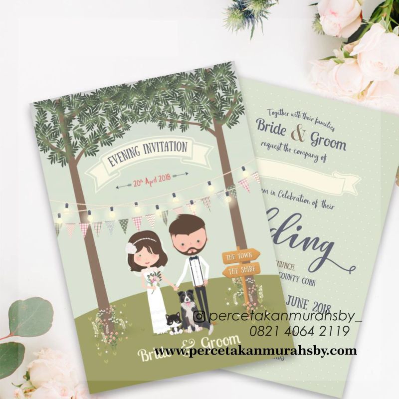 Jual Contoh Undangan Elegan Dengan Harga Murah 2019 - Percetakan dan ...
