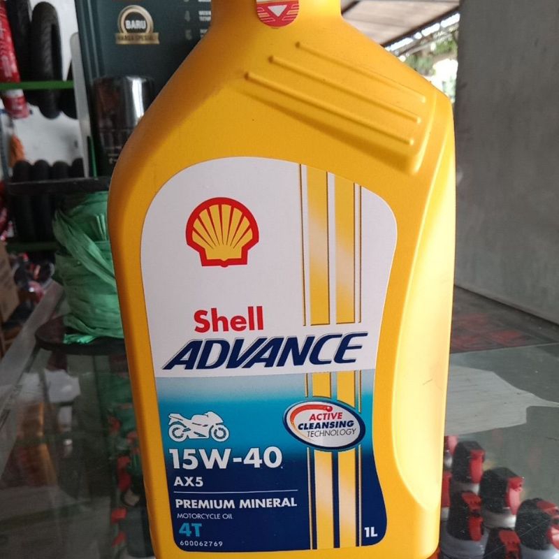 Jual Oli Shell Advance AX5 15w-40 isi 1 Liter | Shopee Indonesia
