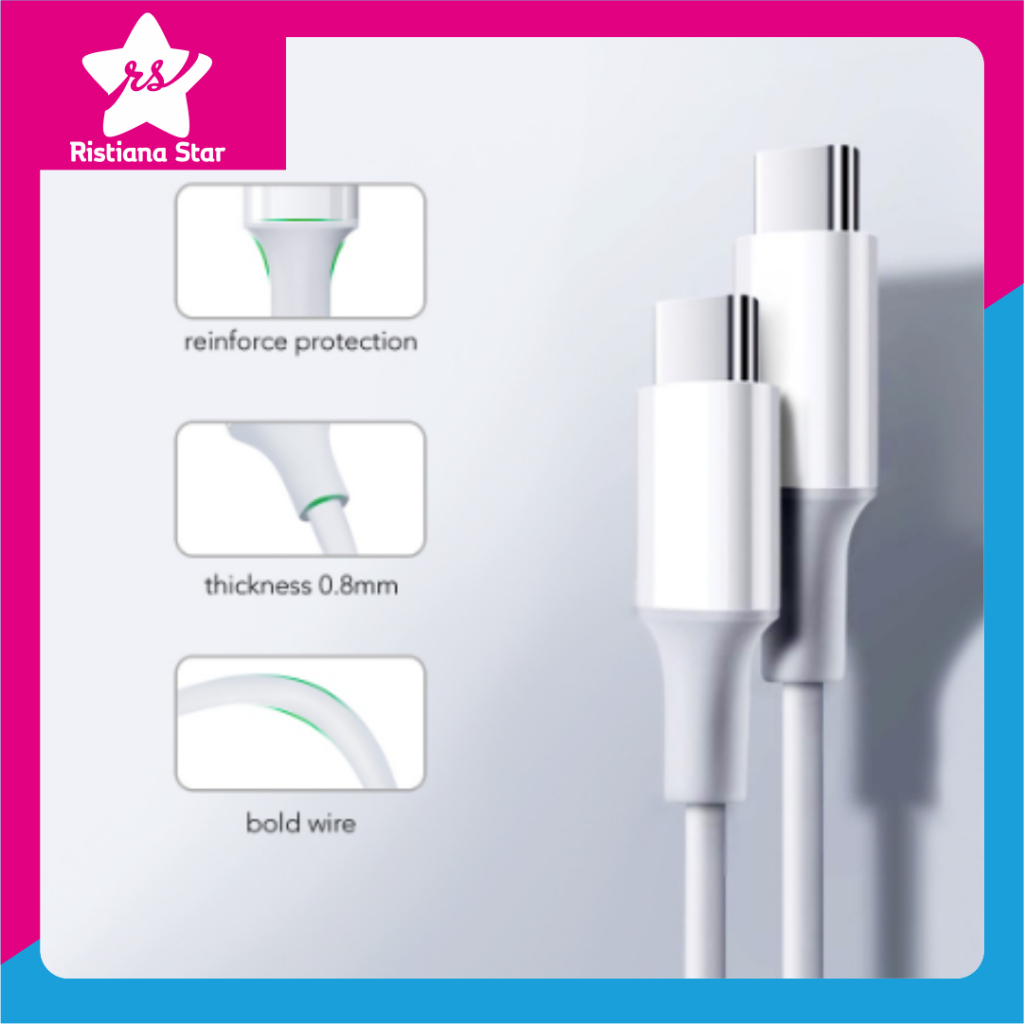 Jual RST | KABEL CHARGER 4.5A Kabel Data Type C TO Type C Fast Charging ...