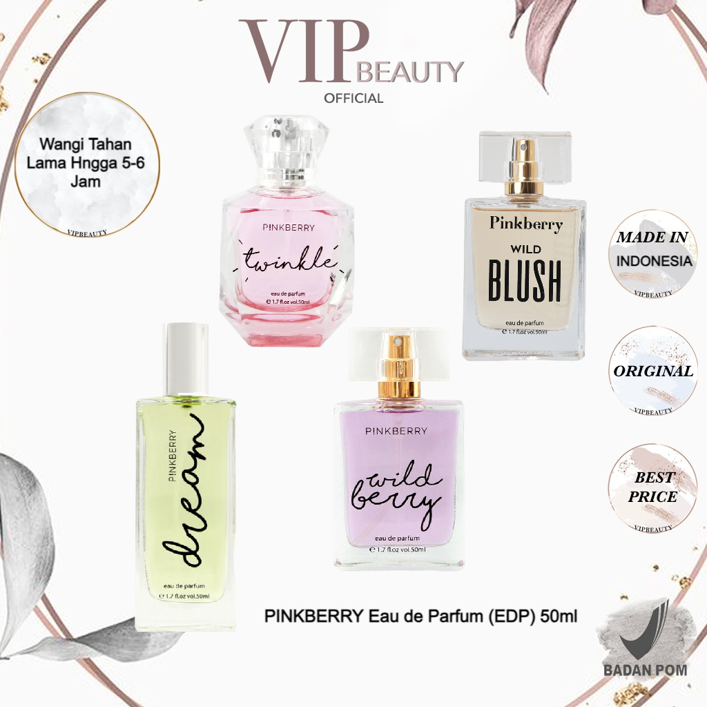 Jual PINKBERRY Eau de Parfum (EDP) 50ml - Twinkle | Wild Blush | Wild ...