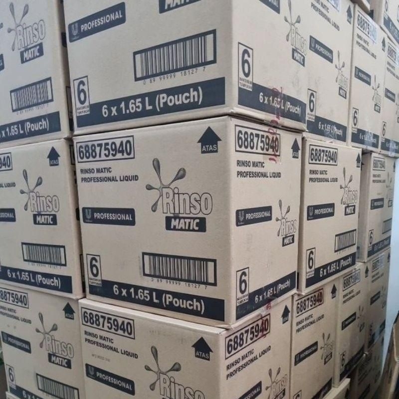 Jual rinso matic professional 1.65L (1 dos isi 6 pack) | Shopee Indonesia