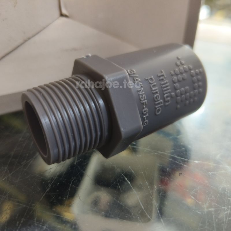 Jual Valve Socket AW 3/4" Sok Pipa Sambungan PVC Drat Luar 3/4 Inch ...