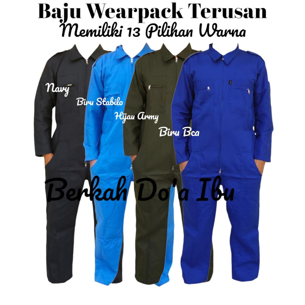 Jual Wearpack katelpak / Coverall safety Seragam Kerja Proyek/ Wearpack ...