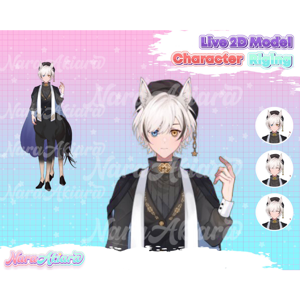 Jual Jadikan Streaming Anda Lebih Menarik dengan Karakter Anime Live2D ...