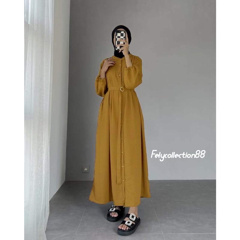 Jual LOCA DRESS FULL KANCING//GAMIS FULL KANCING KEKINIAN SR.016 ...