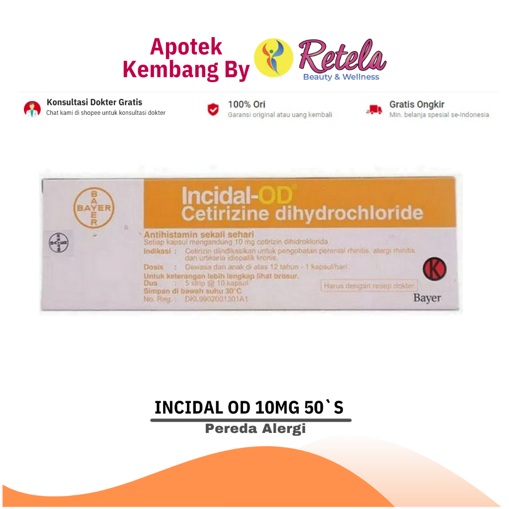 Jual Incidal 1 Strip 4 Tablet | Shopee Indonesia