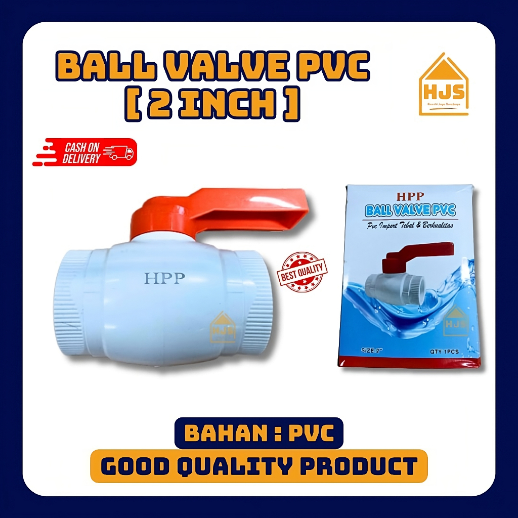 Jual Ball Valve PVC 2 Inch / Stop Kran PVC 2 Inch HPP | Shopee Indonesia