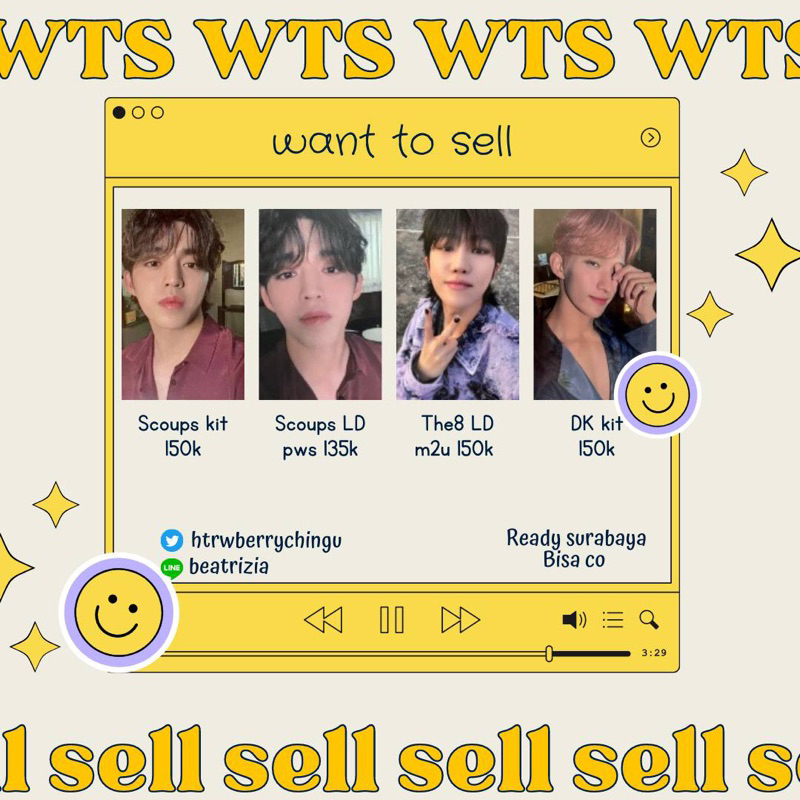 Jual seventeen official photocard pc sebong svt scoups jeonghan joshua ...