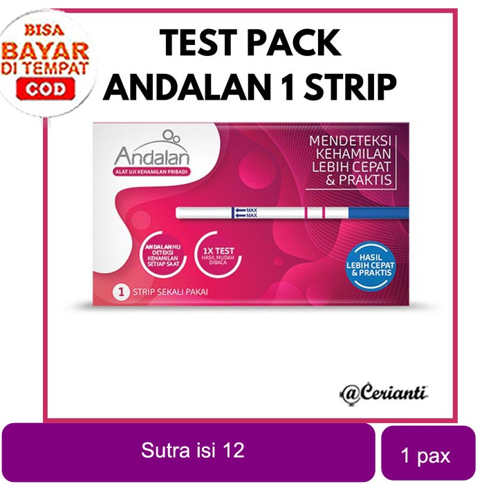 Jual Andalan Strip Testpack Tes Kehamilan / Pregnancy Test Kit_Cerianti ...