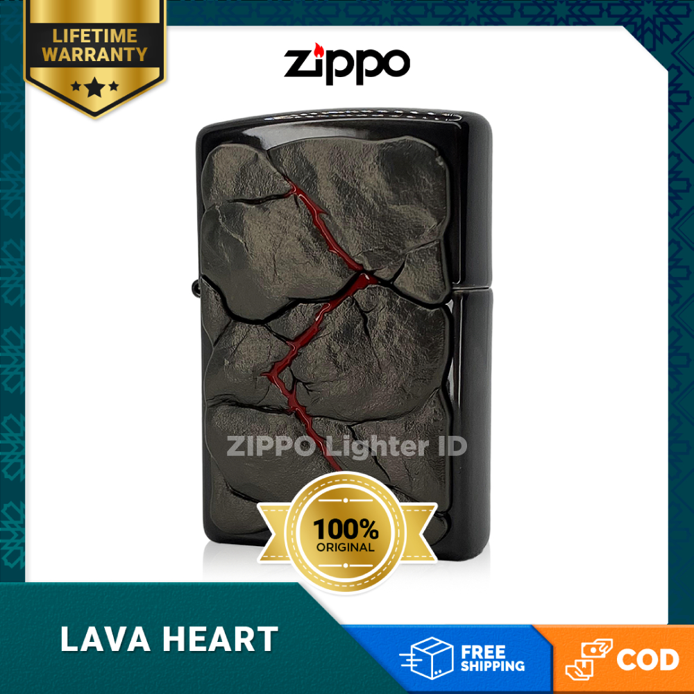 Jual Korek Api Zippo Lava Heart | Shopee Indonesia