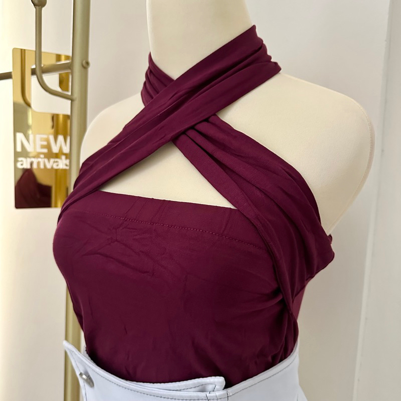 Jual Halter X Tank Top | Atasan Sexy Korean Fashion | Maimon Grosir ...