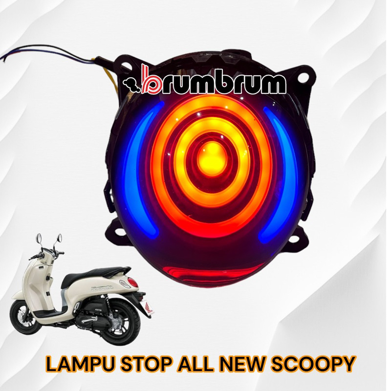 Jual LAMPU STOP SCOOPY NEW 2020-2023 LED MODIFIKASI XCASE | Shopee ...