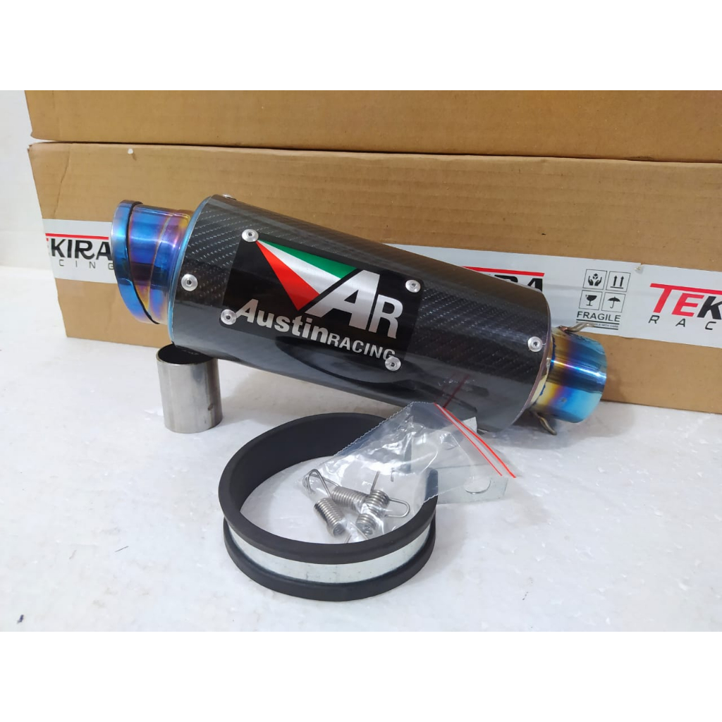 Jual Tabung Silencer Knalpot AR Austin Racing GP2 Carbon | Shopee Indonesia