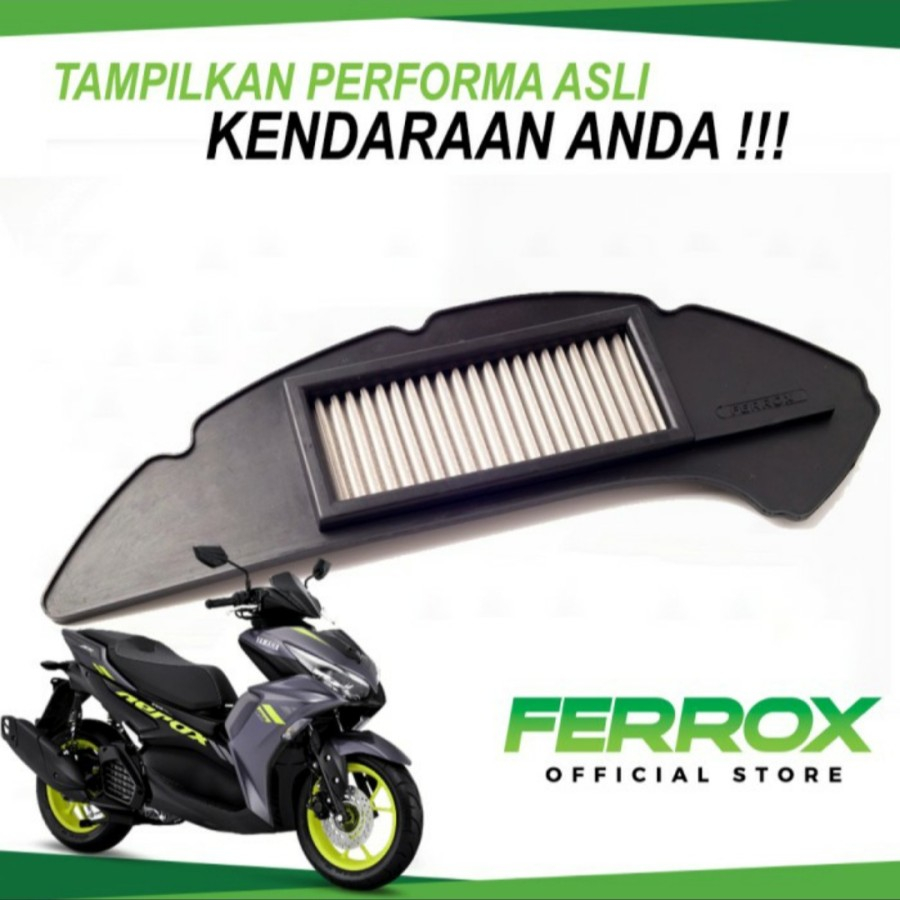 Jual Filter Udara Ferrox Yamaha New Aerox Connected | Shopee Indonesia